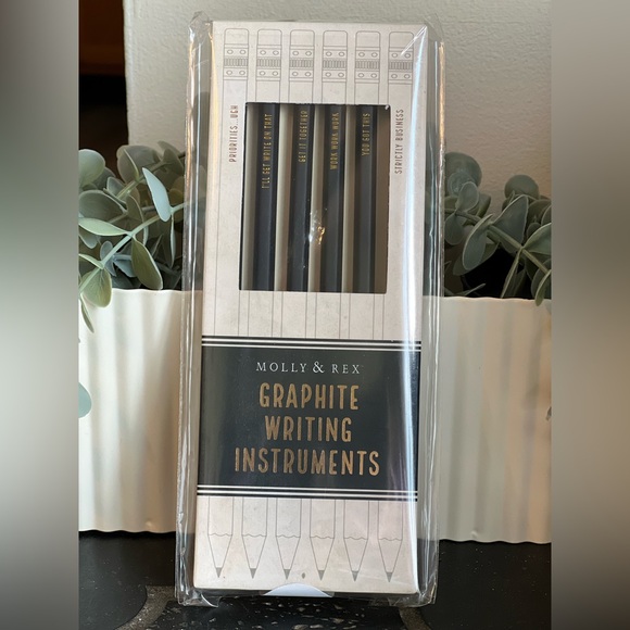 Molly & Rex | Office | Molly Rex Graphite Writing Instruments Black ...